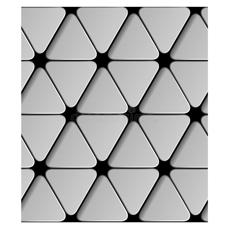 Abstract Grayscale Geometric Pattern Stock Vector - Illustration of ...