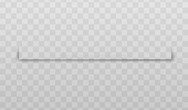 Paper Shadow Effect - Realistic Page Divider Gradient Shape Stock ...