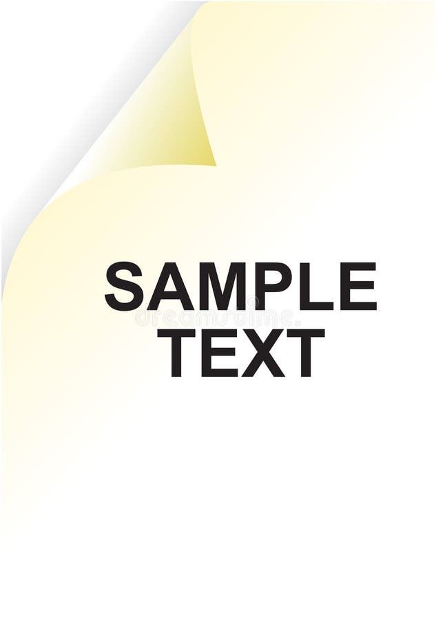 Paper sheet stock vector. Illustration of book, empty - 5870073