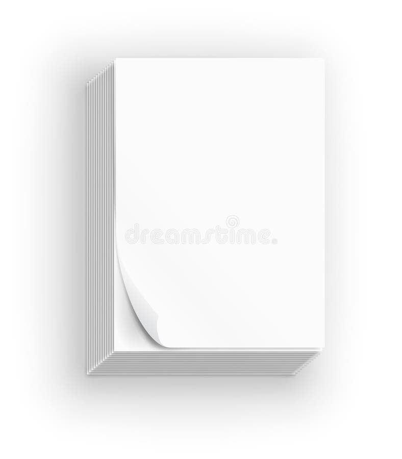 Paper sheet icons stock vector. Illustration of stack - 39875450