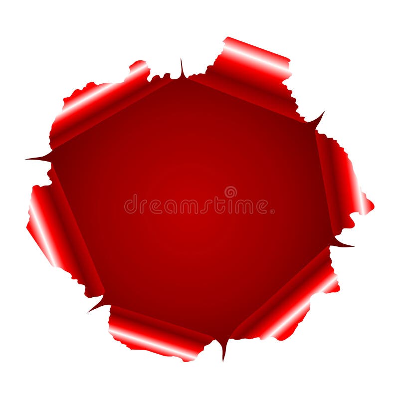 Sheet Paper Ripped Center Stock Illustrations – 92 Sheet Paper Ripped ...