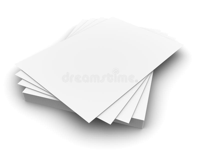 Paper Sheets stock illustration. Illustration of office - 18484217