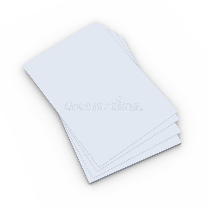 Paper Sheets stock illustration. Illustration of document - 4734744