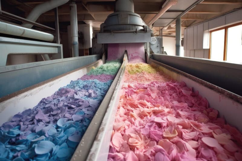 Paper Sheets Drying on a Conveyor Belt Stock Illustration ...