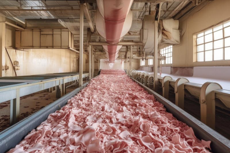 Paper Sheets Drying on a Conveyor Belt Stock Illustration ...