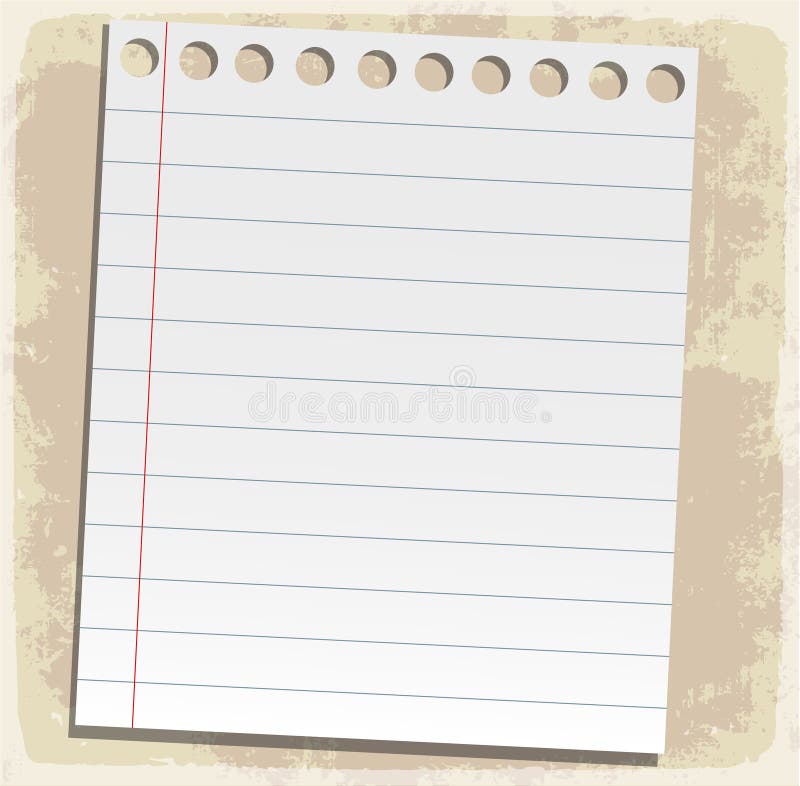 Note Paper Vector Free Download
