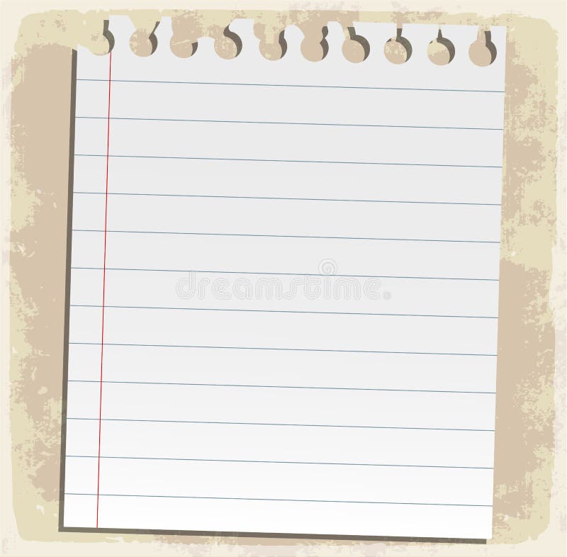 Paper Sheets, Lined Paper and Note Paper Stock Vector - Illustration of ...