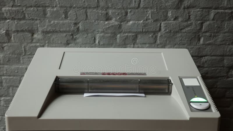 Paper Shredder, Document Cutting Stock Video - Video of paperwork ...