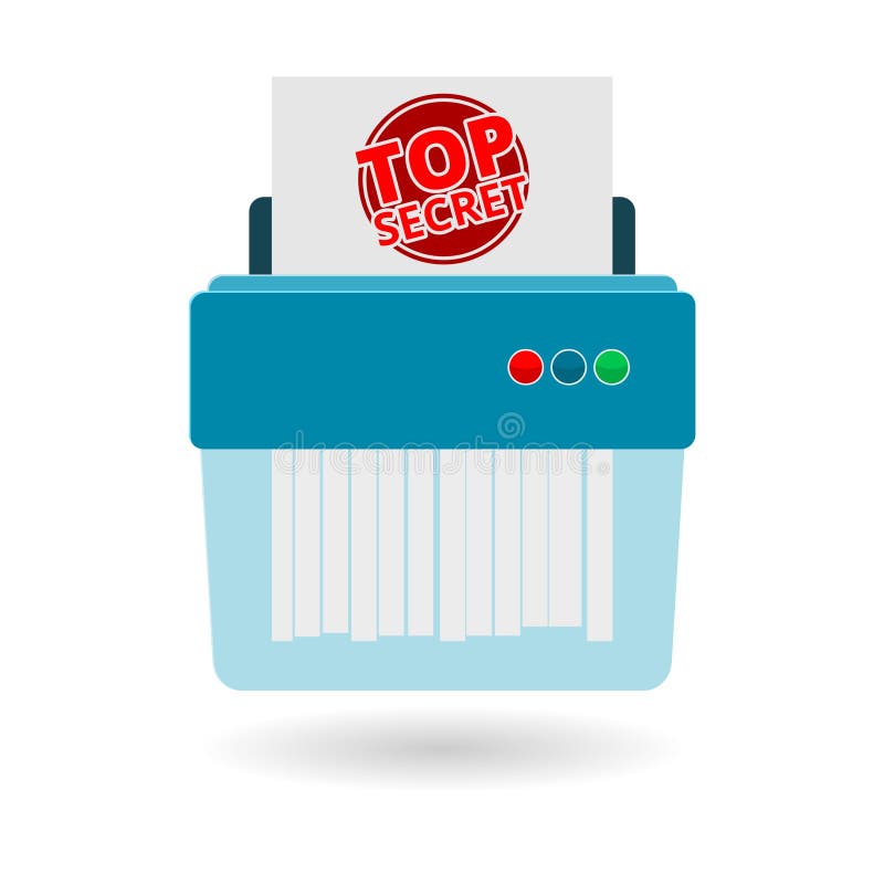 Paper Shredder Icon stock vector. Illustration of destroy - 103620823