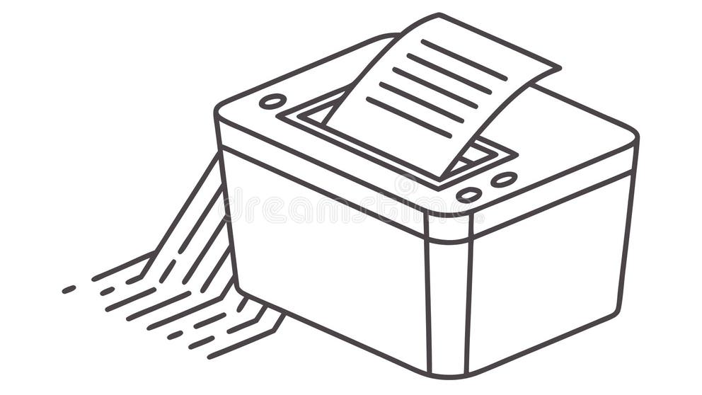 Paper Shredder Machine, Document Security, Vector Design Generative AI ...