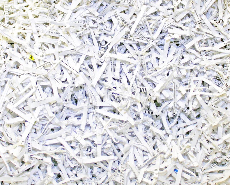 Paper Shreds stock photo. Image of safety, shreds, white - 13411174
