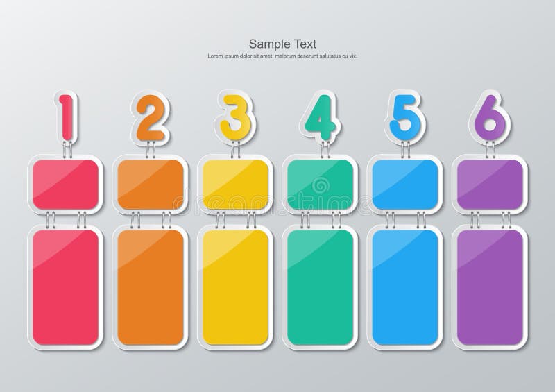 Blank Chart Step For Infographic In Flat Style Stock Vector ...