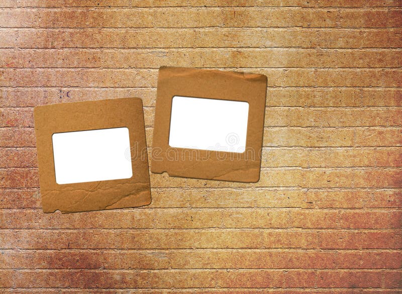 Paper Slides for Photos on Rusty Abstract Background Stock Photo ...