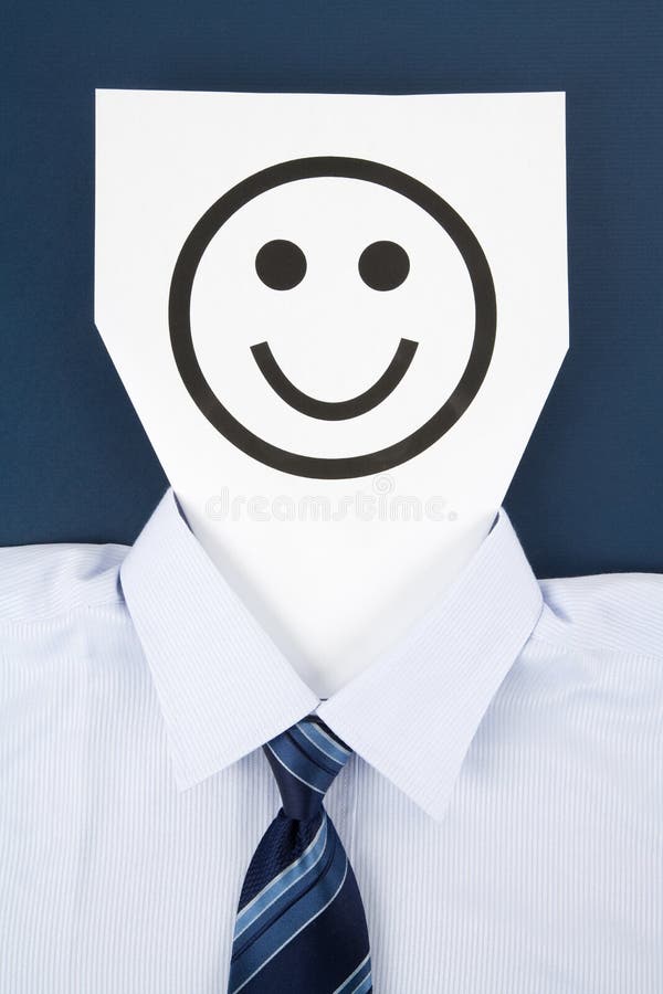 Paper Smile Face stock photo. Image of businessman, worker - 9343530