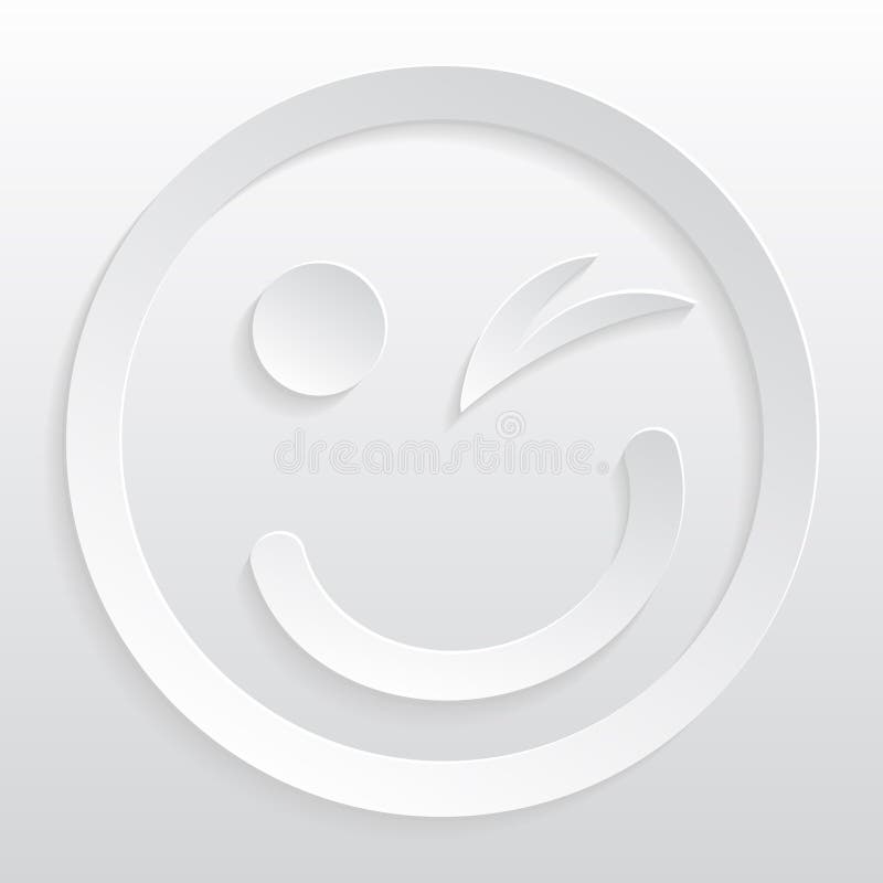 Paper Smiley - Vector Illustration Stock Vector - Illustration of paper ...