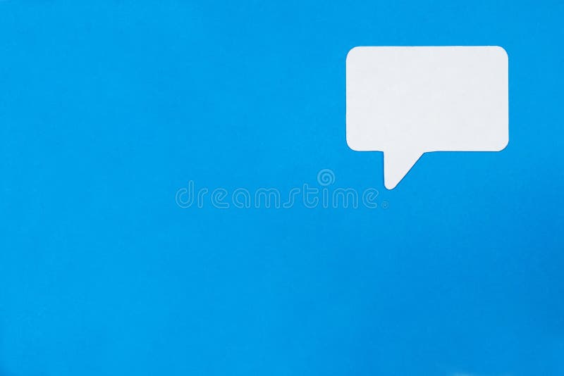 Blue Chat Speech Icon : a Symbol and Concept for Talking and Message ...