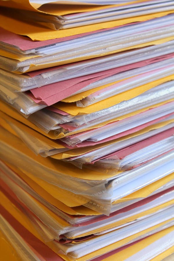 Paper stack stock image. Image of books, office, files - 20836341
