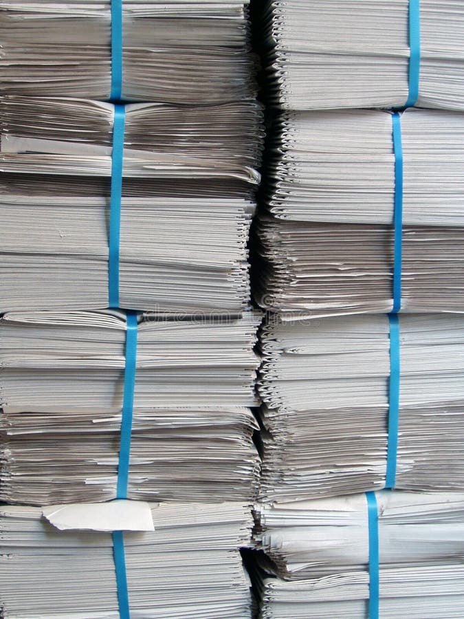 Paper stack stock image. Image of media, bundle, lift - 2712295