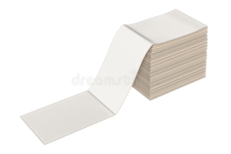 Paper stack blank stock illustration. Illustration of storage - 82130600
