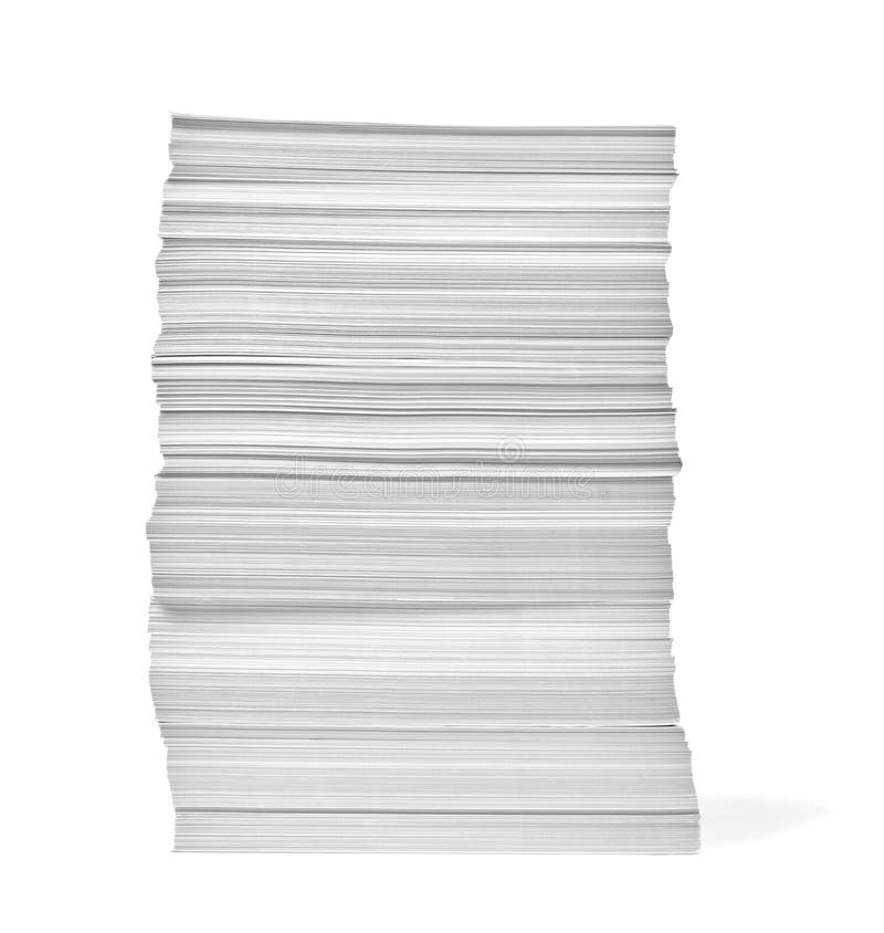 Paper Stack Pile Office Paperwork Busniess Education Stock Photo ...