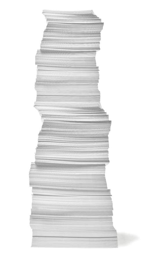 Paper Stack Pile Office Paperwork Busniess Education Stock Photo ...
