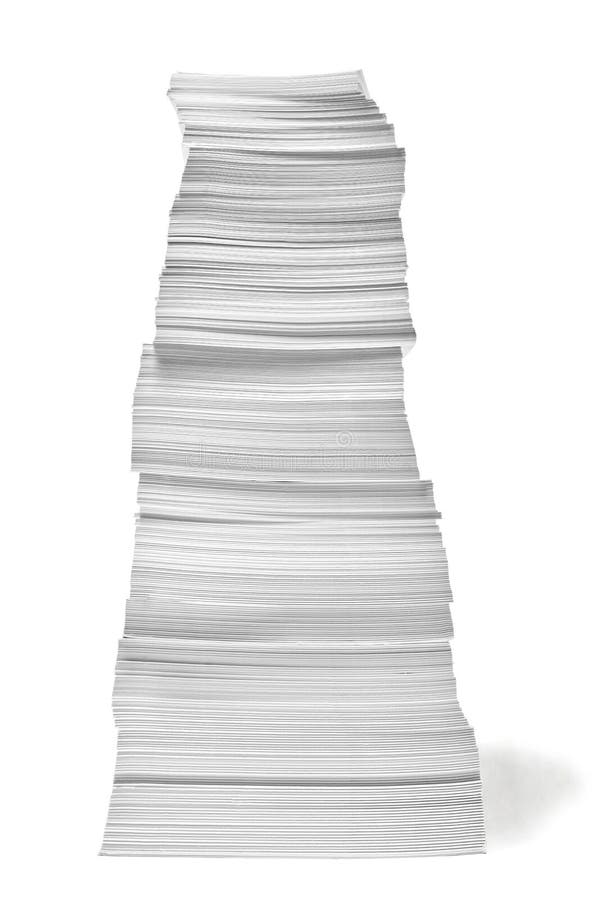 Paper Stack Pile Office Paperwork Busniess Education Stock Image ...