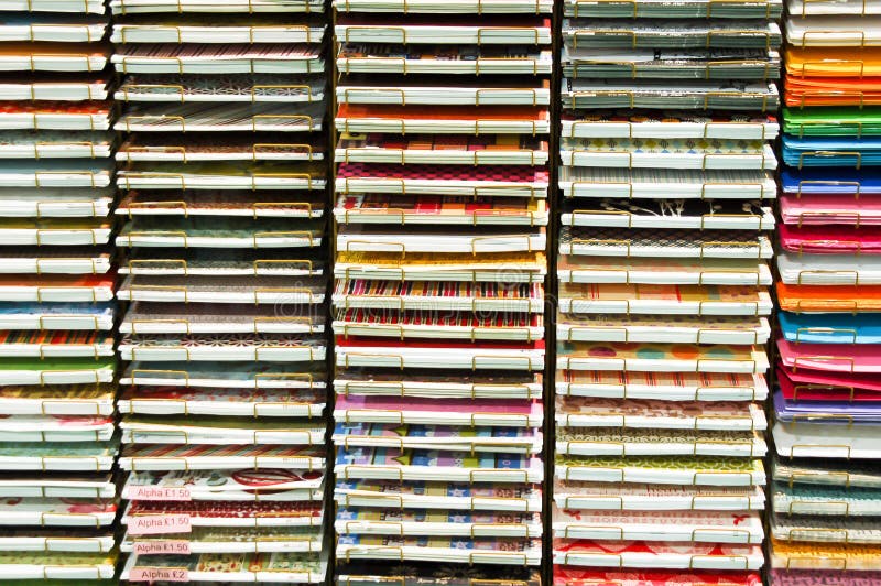 Paper stacks on display stock photo. Image of office - 17710972