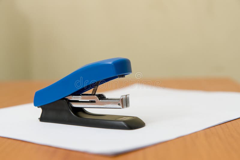 Paper stapler stock image. Image of plastic, coseup, stapler - 28159685