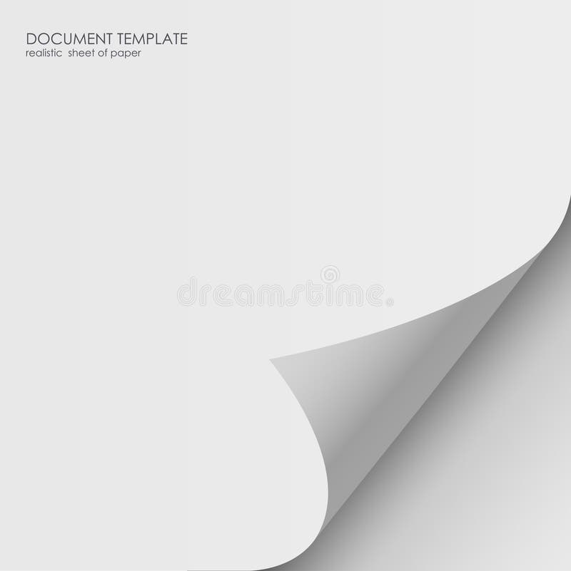 Curved Folded Corner Design Stock Illustrations – 369 Curved Folded ...