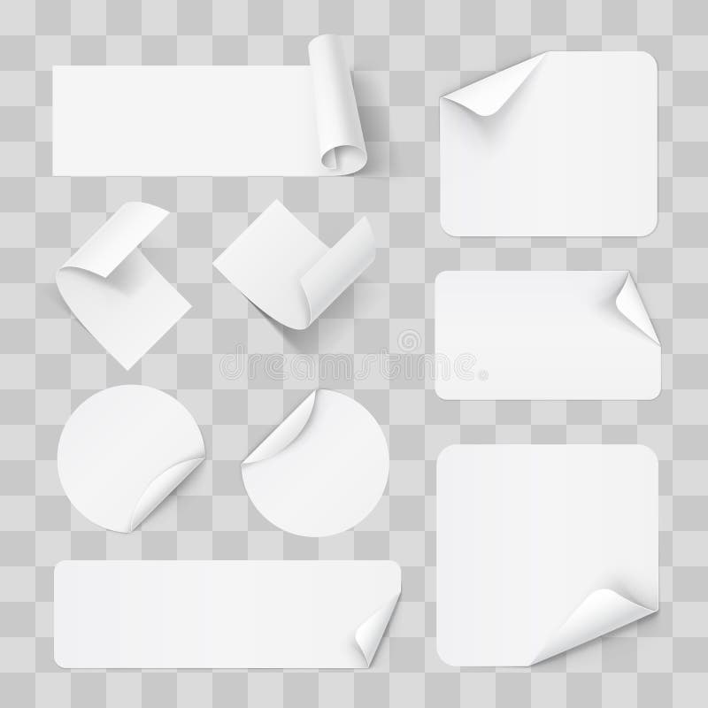 Paper Stickers stock vector. Illustration of paper, memory - 67712133