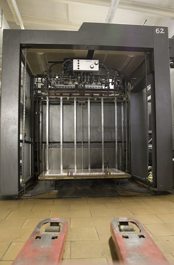 Paper storage unit stock image. Image of machine, storage - 7017825