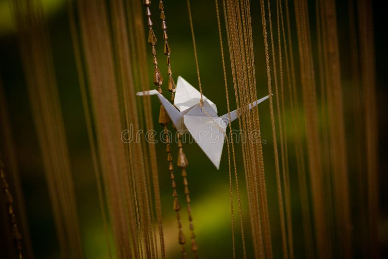 Paper stork stock photo. Image of light, gold, paper - 62230712