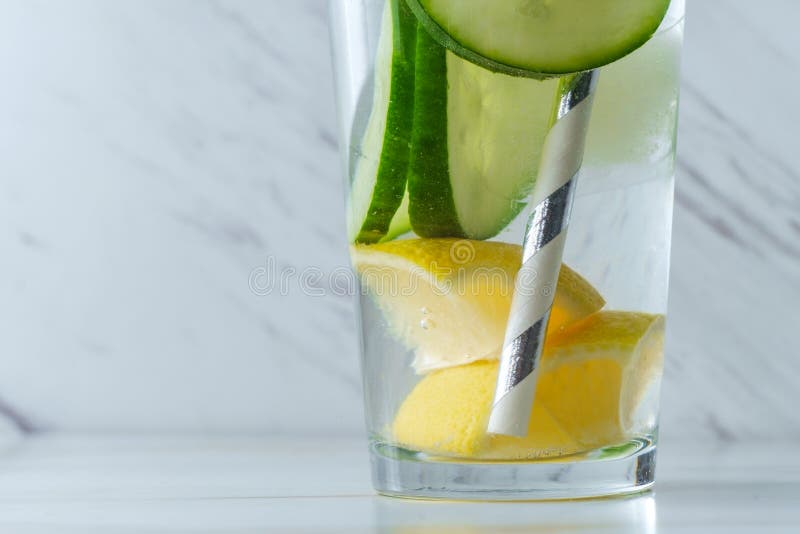 Paper Straw Glass Water stock photo. Image of paper - 174494754