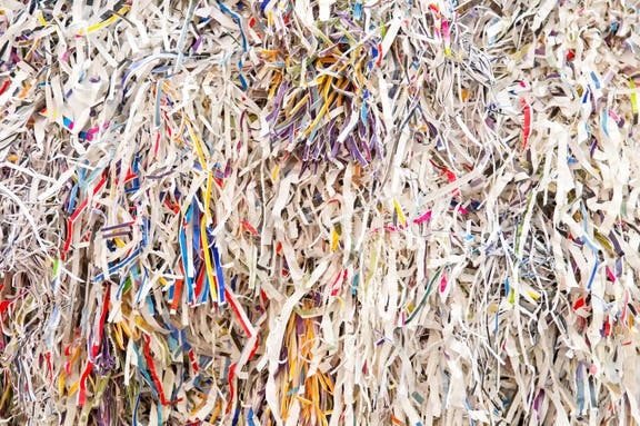 Paper strips stock photo. Image of recycled, waste, sliced - 26018532