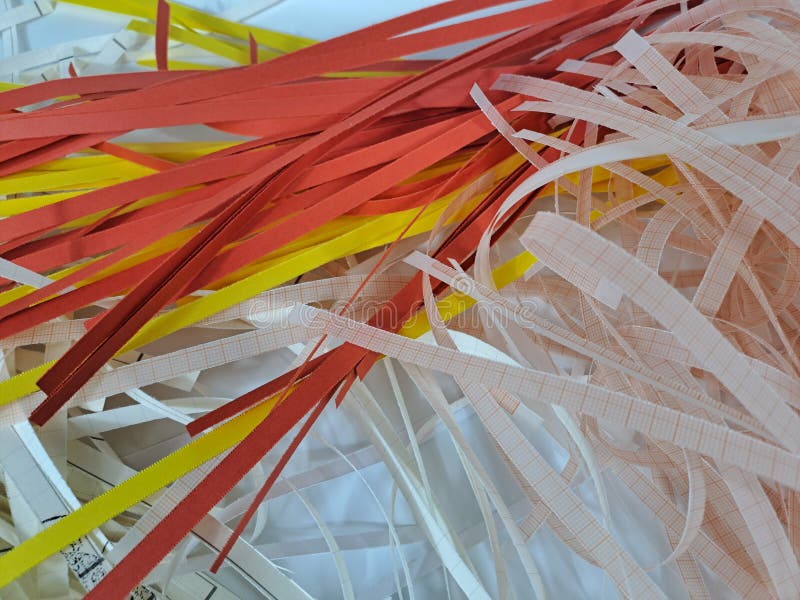 Paper strips Colored stock image. Image of blue, line - 284508063