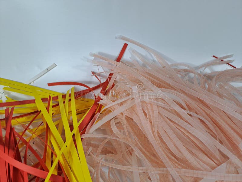 Paper strips Colored stock illustration. Illustration of shape - 284508107