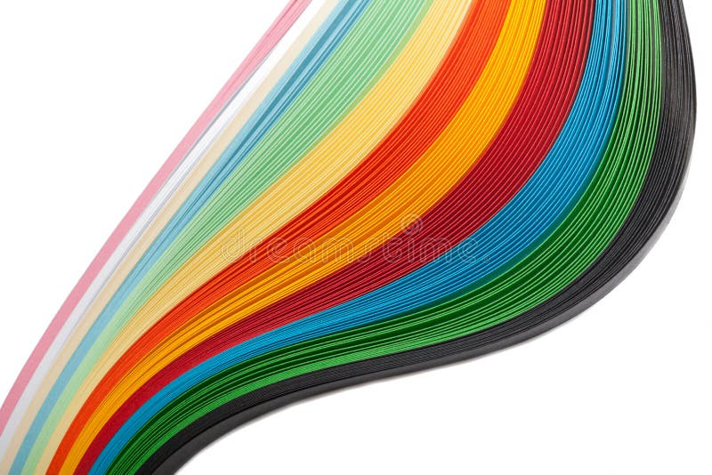 Paper strips stock photo. Image of smooth, bright, shape - 46534254