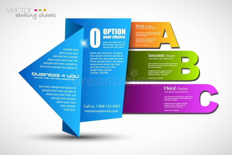 Ranking Options Stock Illustrations – 1,551 Ranking Options Stock ...