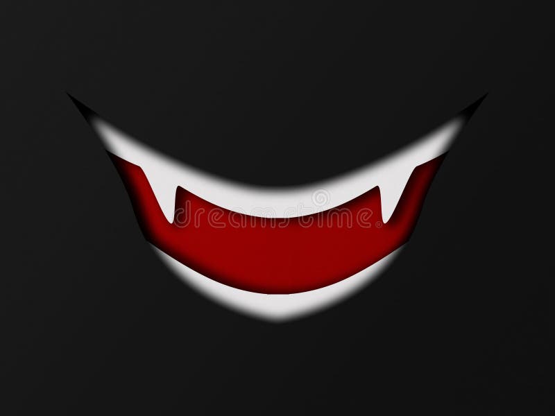 Vampire Smile stock illustration. Illustration of portrait - 41987056