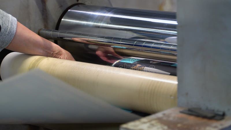 Offset Printing Process. Paper Submission Stock Footage - Video of ...