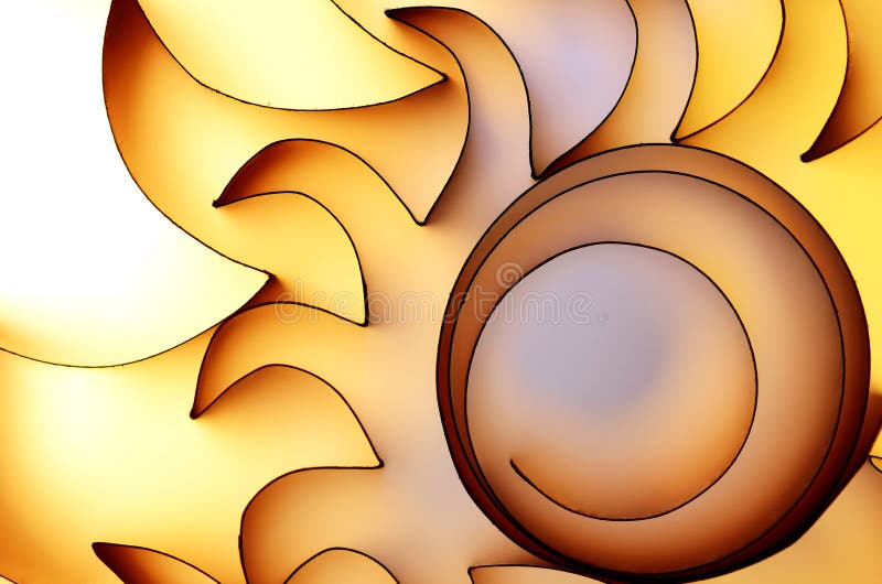Paper sun stock image. Image of blue, background, golden - 21338851