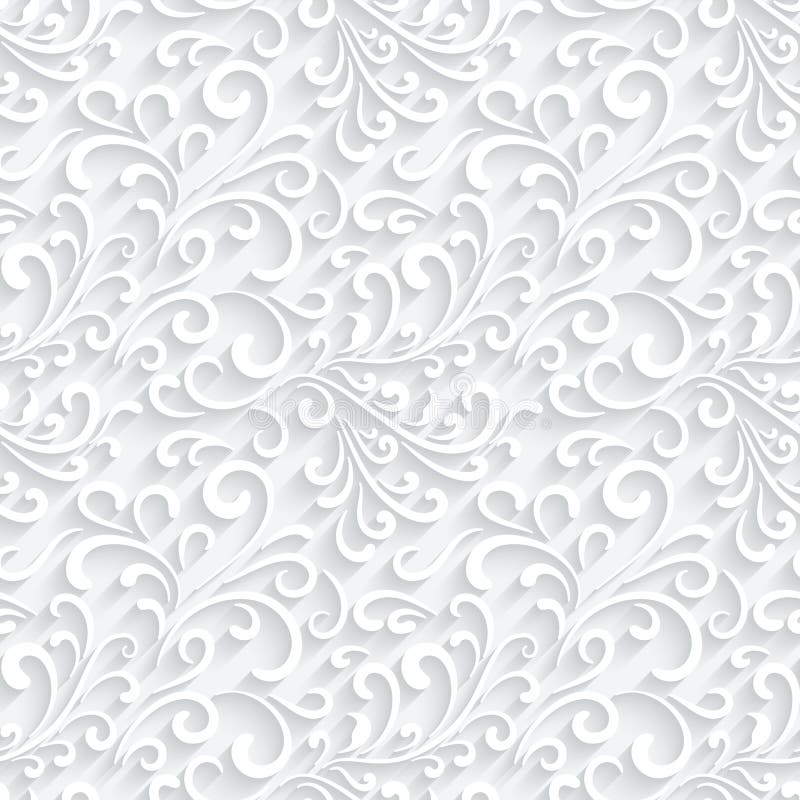 Paper swirls pattern stock vector. Illustration of floral - 51439985