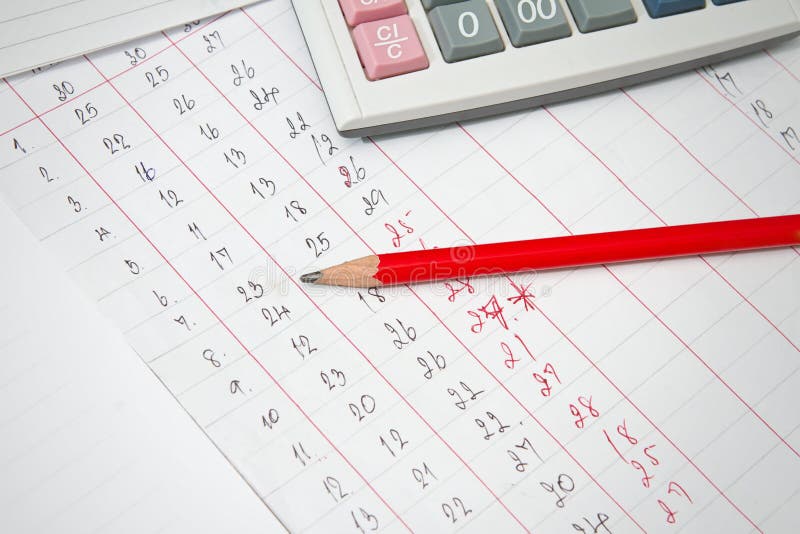 Paper on the table stock photo. Image of chart, document - 23993654