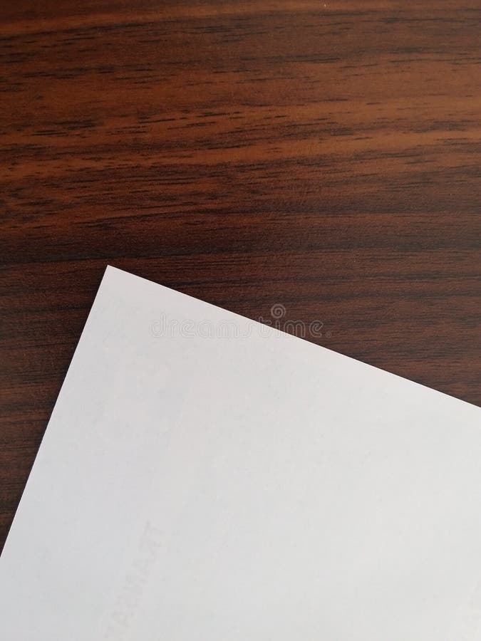 Paper on the table stock image. Image of think, floor - 202447309