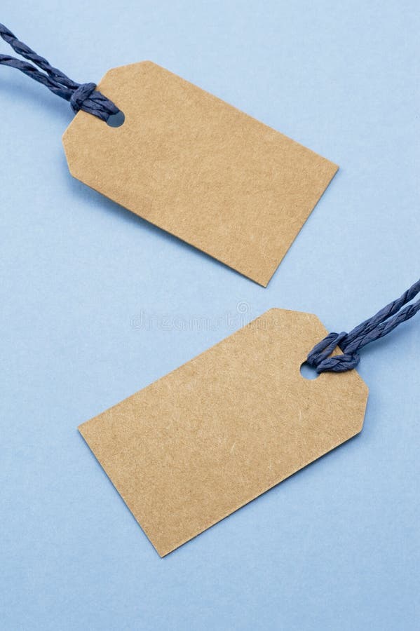 Paper tag stock image. Image of brown, blank, retail - 27828839