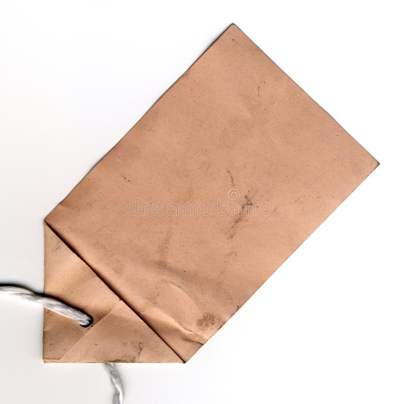 Paper tag stock photo. Image of sign, string, label, empty - 5916368