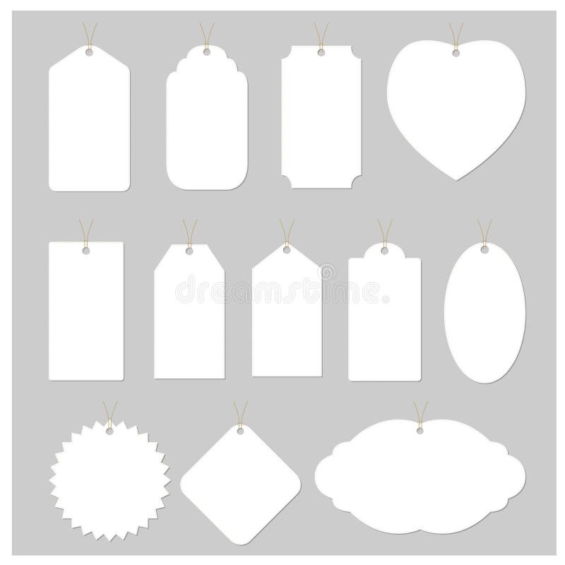 Paper tag label stock illustration. Illustration of label - 104669405