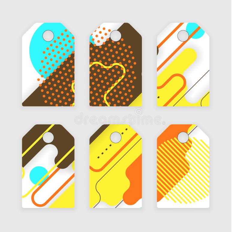 Paper tags design stock illustration. Illustration of retail - 94131610