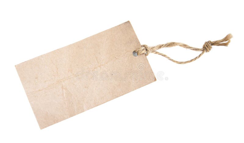 Old Blank Tag stock image. Image of business, announce - 36779145