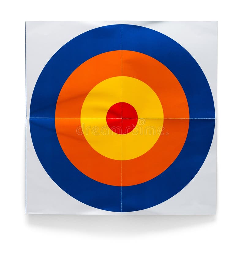 Paper Target stock image. Image of sports, archery, white - 338742449